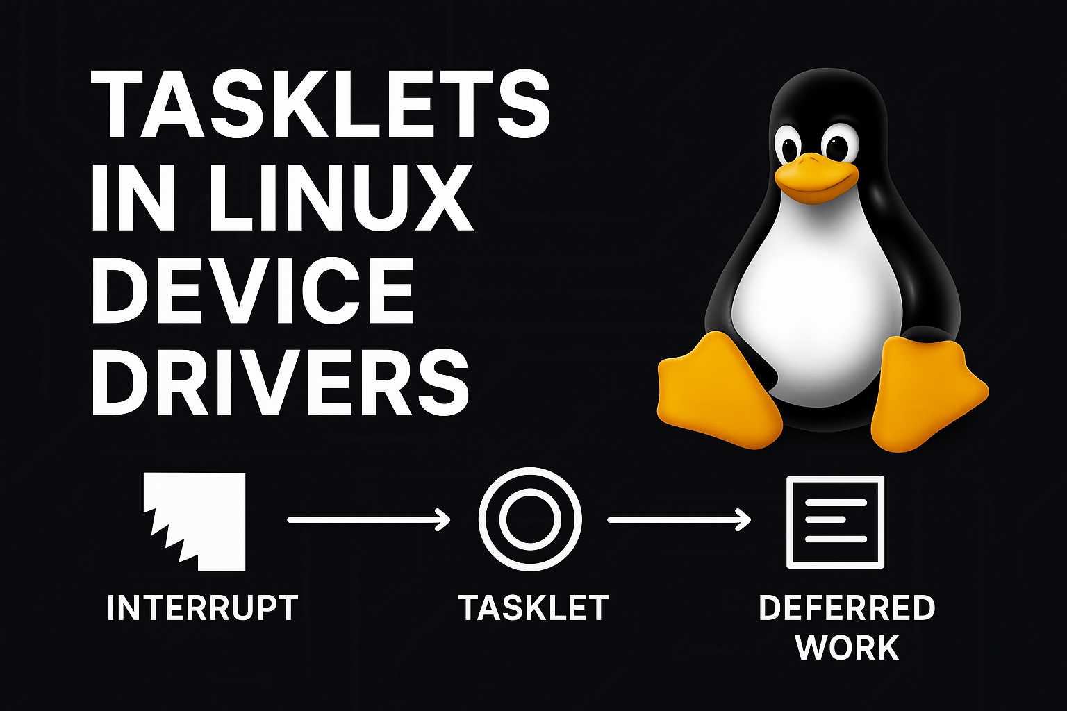 Tasklets with Examples- 🧩 Tasklets in Linux Device Drivers